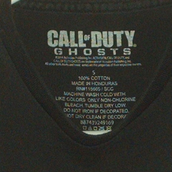 Call of Duty | Shirts | Call Of Duty Ghosts Tshirt New Small | Poshmark